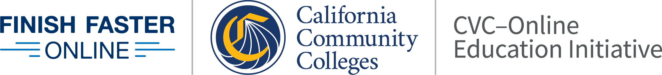 Finish Faster FALL-word mark-ALL – California Virtual Campus